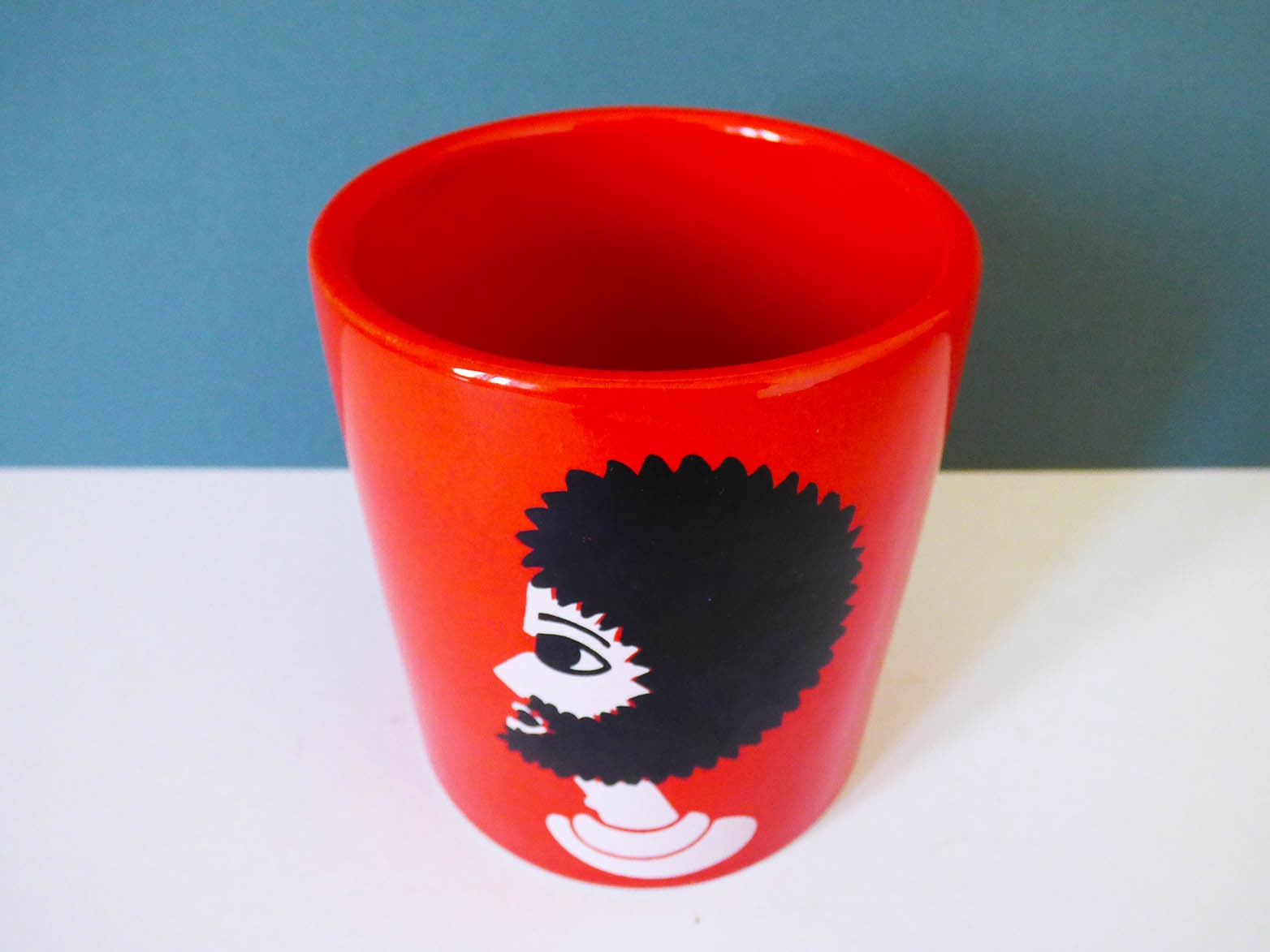 Vintage Waechtersbach ceramic beaker / pen pot