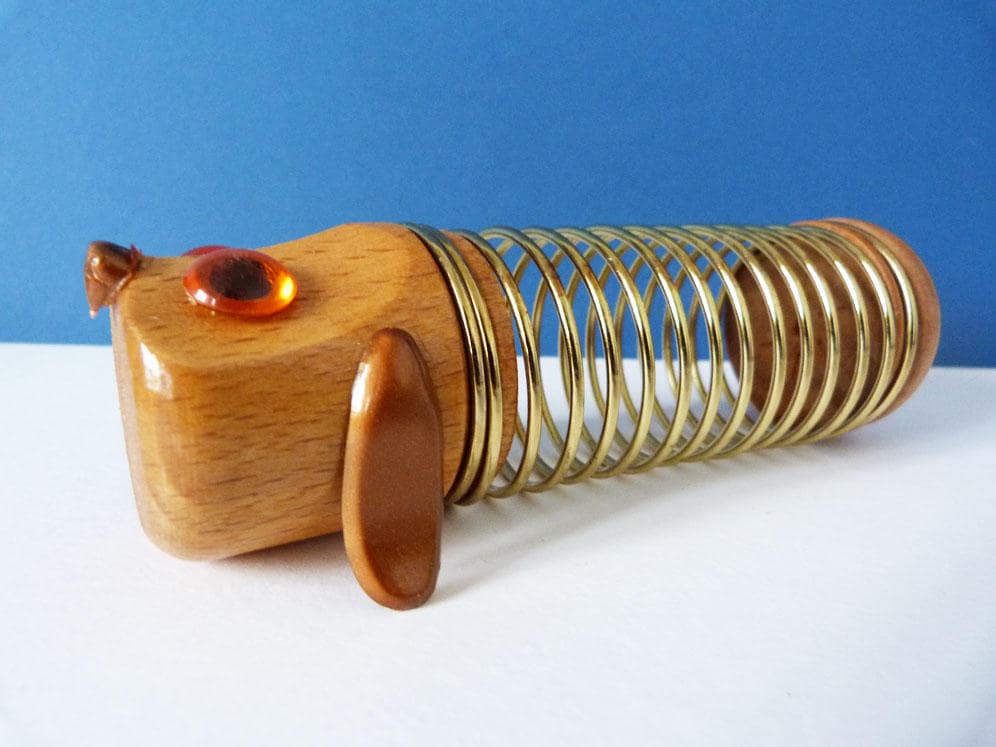 Letter hound vintage dog letter rack