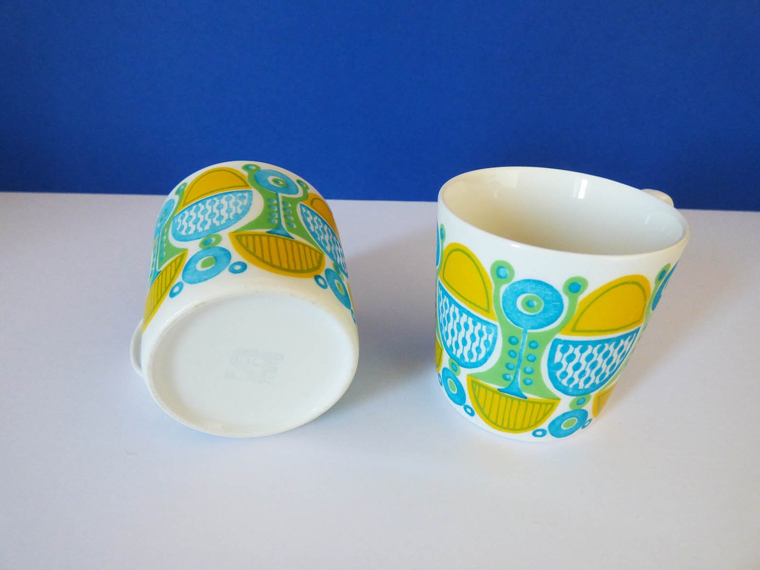 Figgjo Flint 2 x coffee cups Granada design