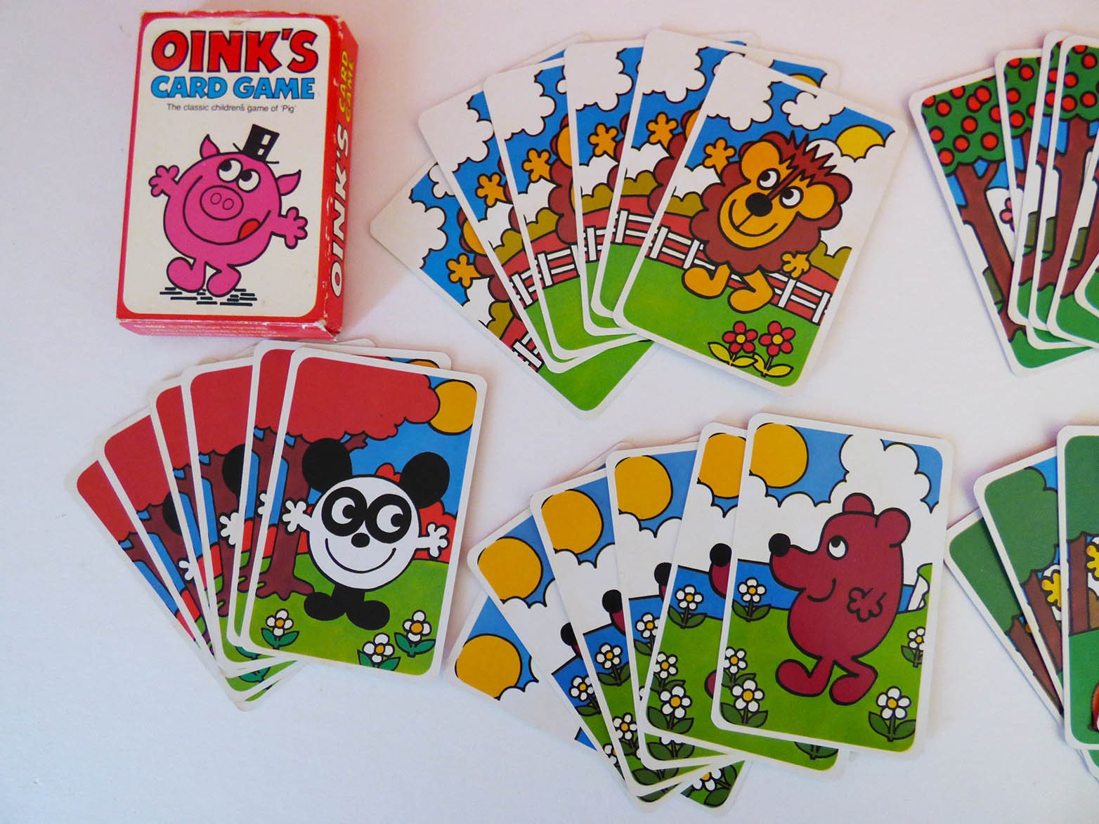 Oinks card game Memory by Roger Hargreaves