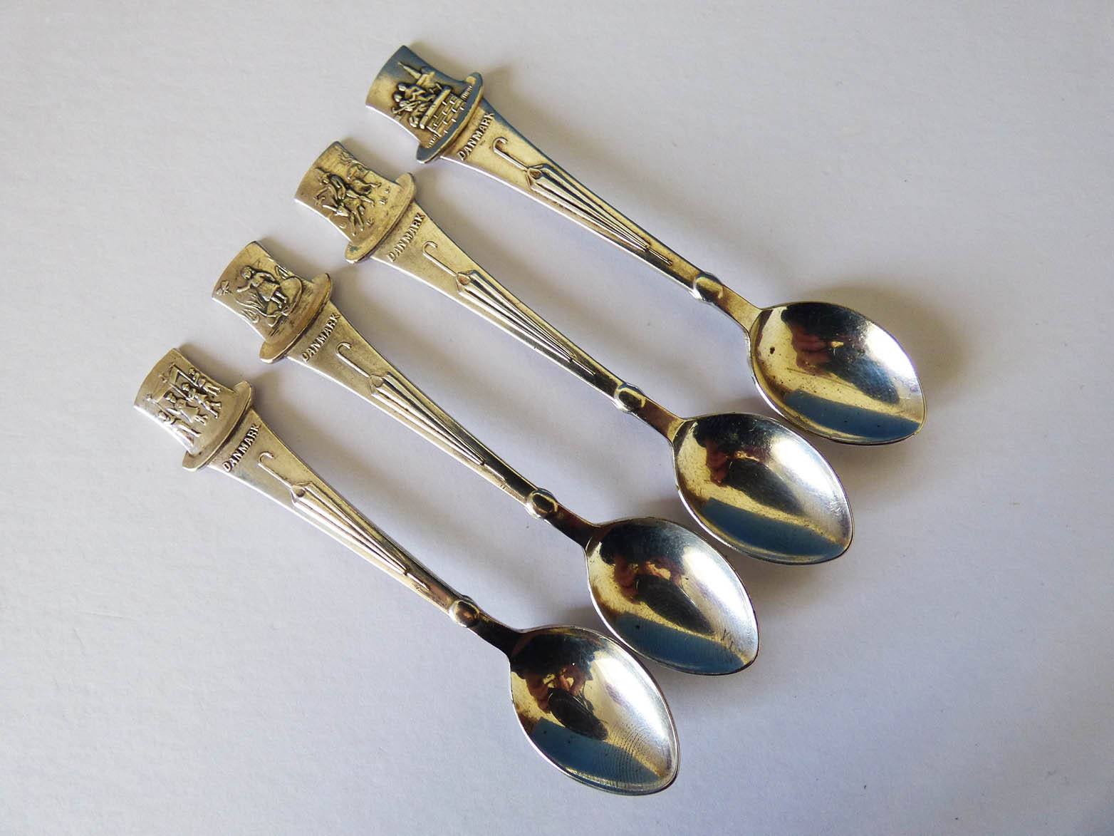Danish Spoons Hans Chrsitian Andersen Silver plate