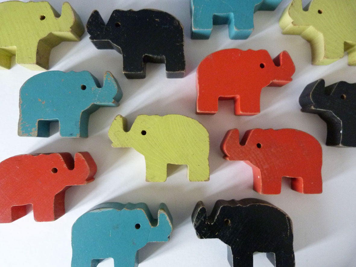 Jumbling Jumbo stacking elephant toy Abbatt toys England 1950's