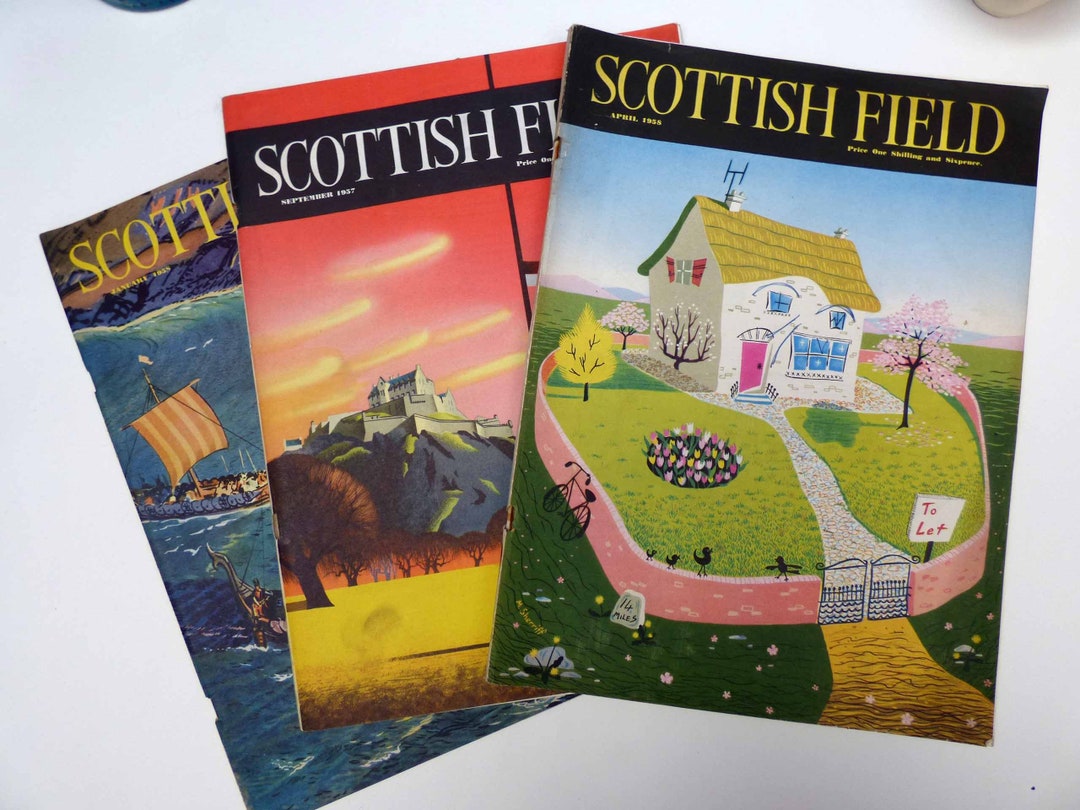 Scottish Fields Magazines 1958 1957 Vintage Scottish Magazines ...