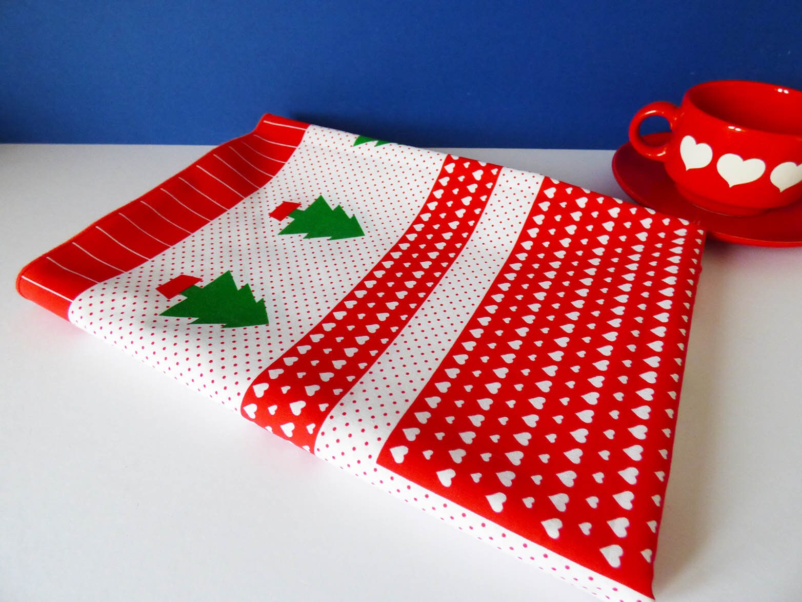 Large Christmas tablecloth