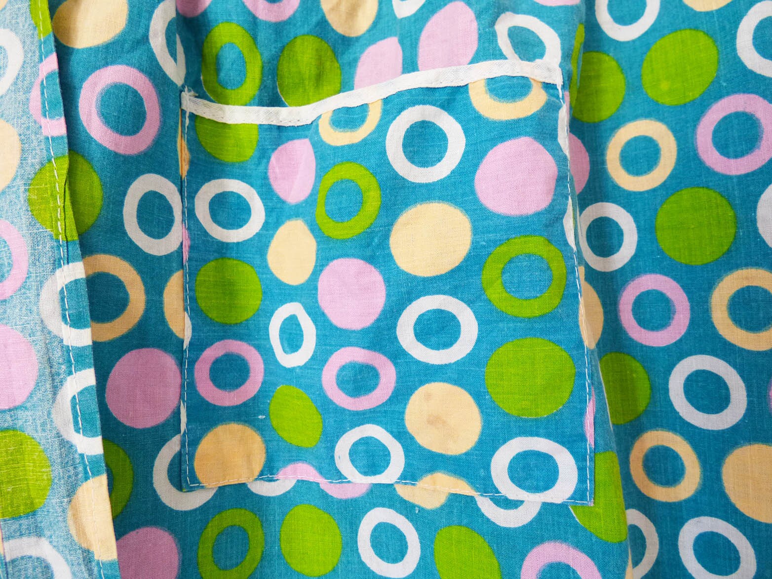 1960s cotton pinny / apron