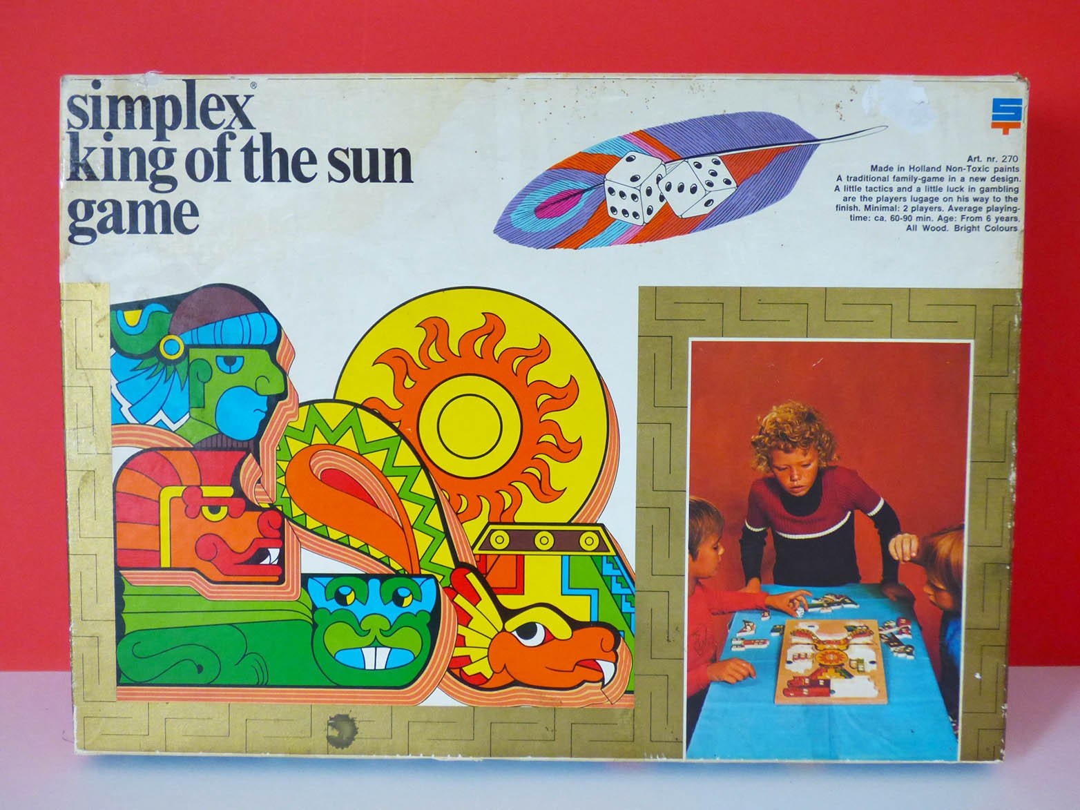 Simplex King of the sun game. Vintage