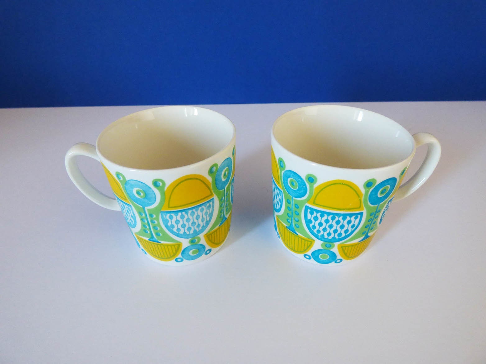 Figgjo Flint 2 x coffee cups Granada design