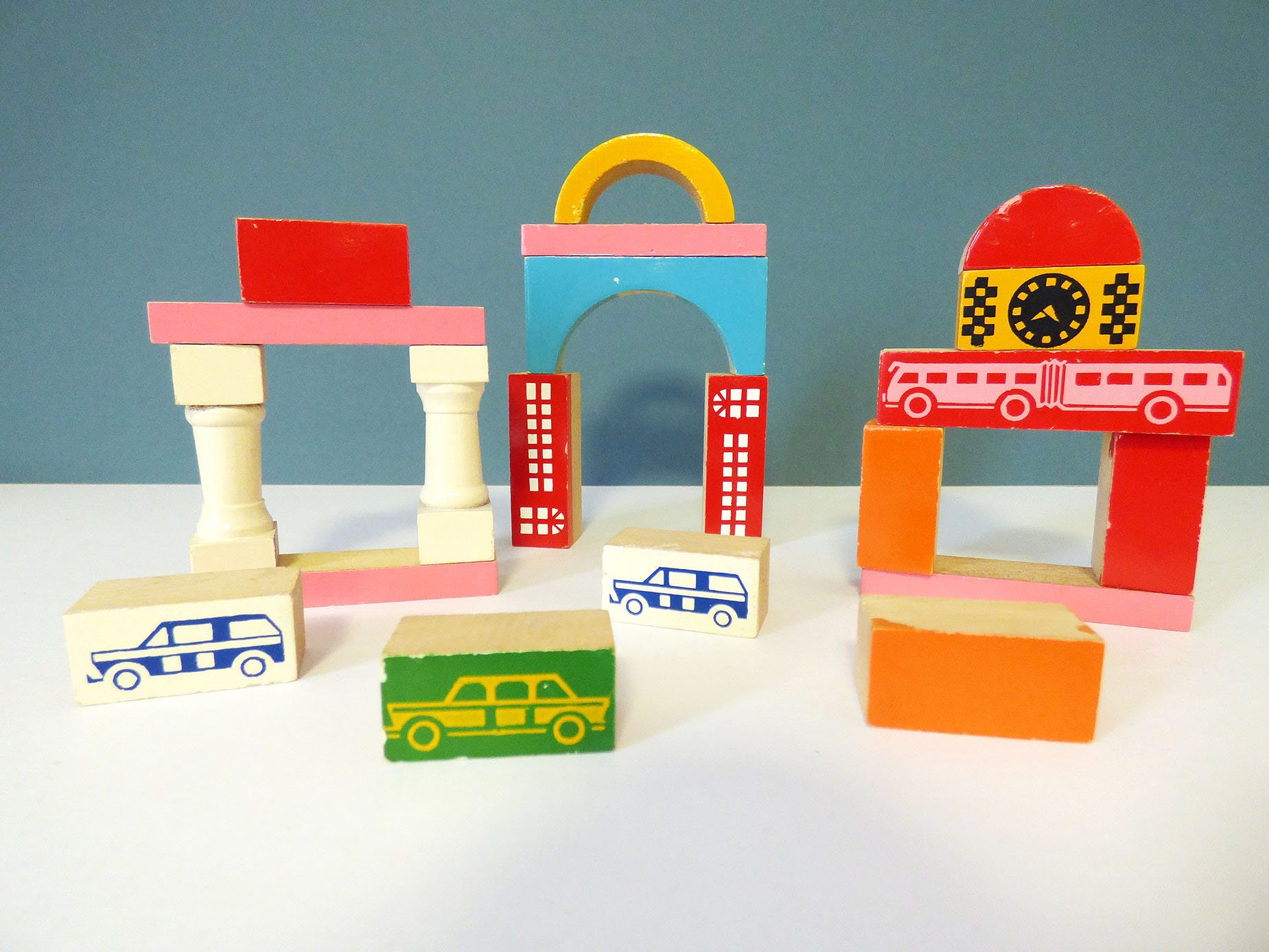 1970's vintage Communication blocks