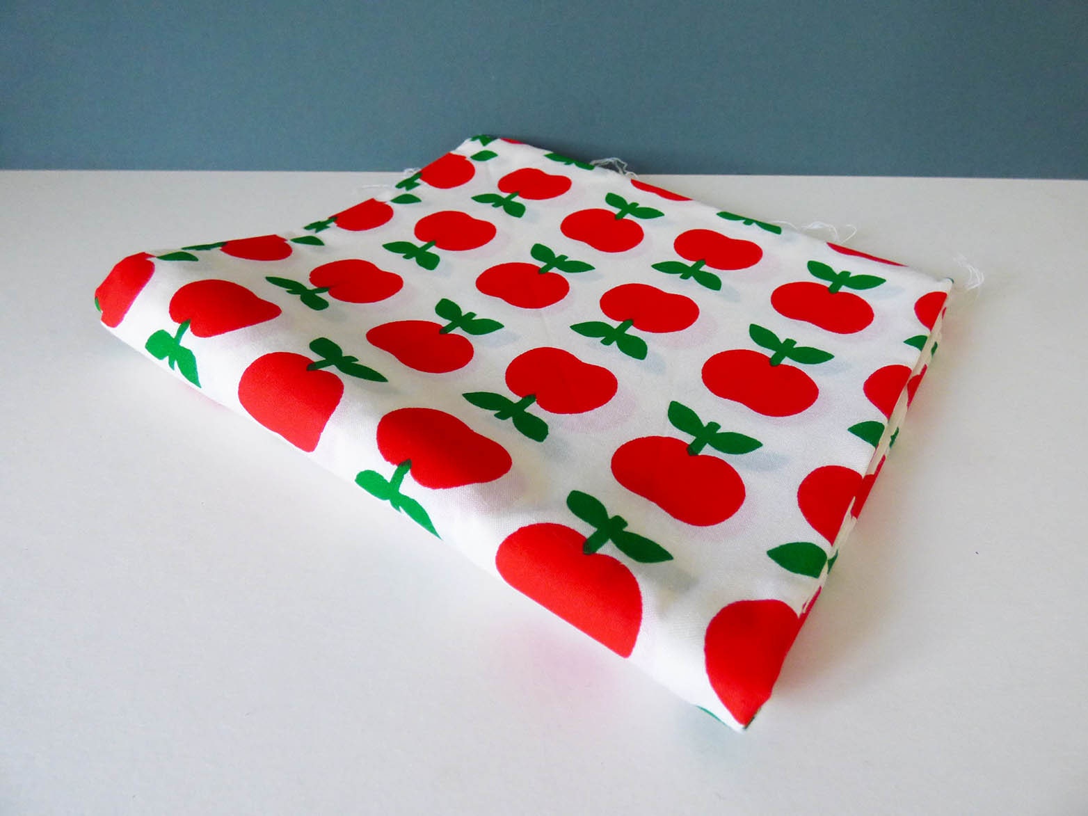 Vintage 1970's apple fabric from Denmark.