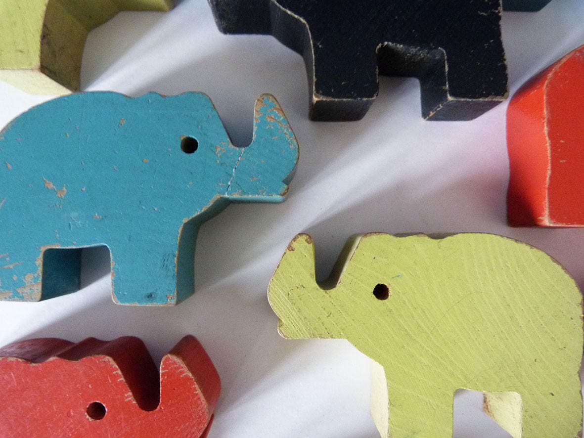 Jumbling Jumbo stacking elephant toy Abbatt toys England 1950's
