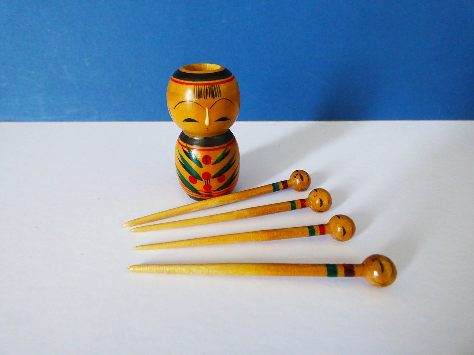 Japanese Kokesh cocktail sticks