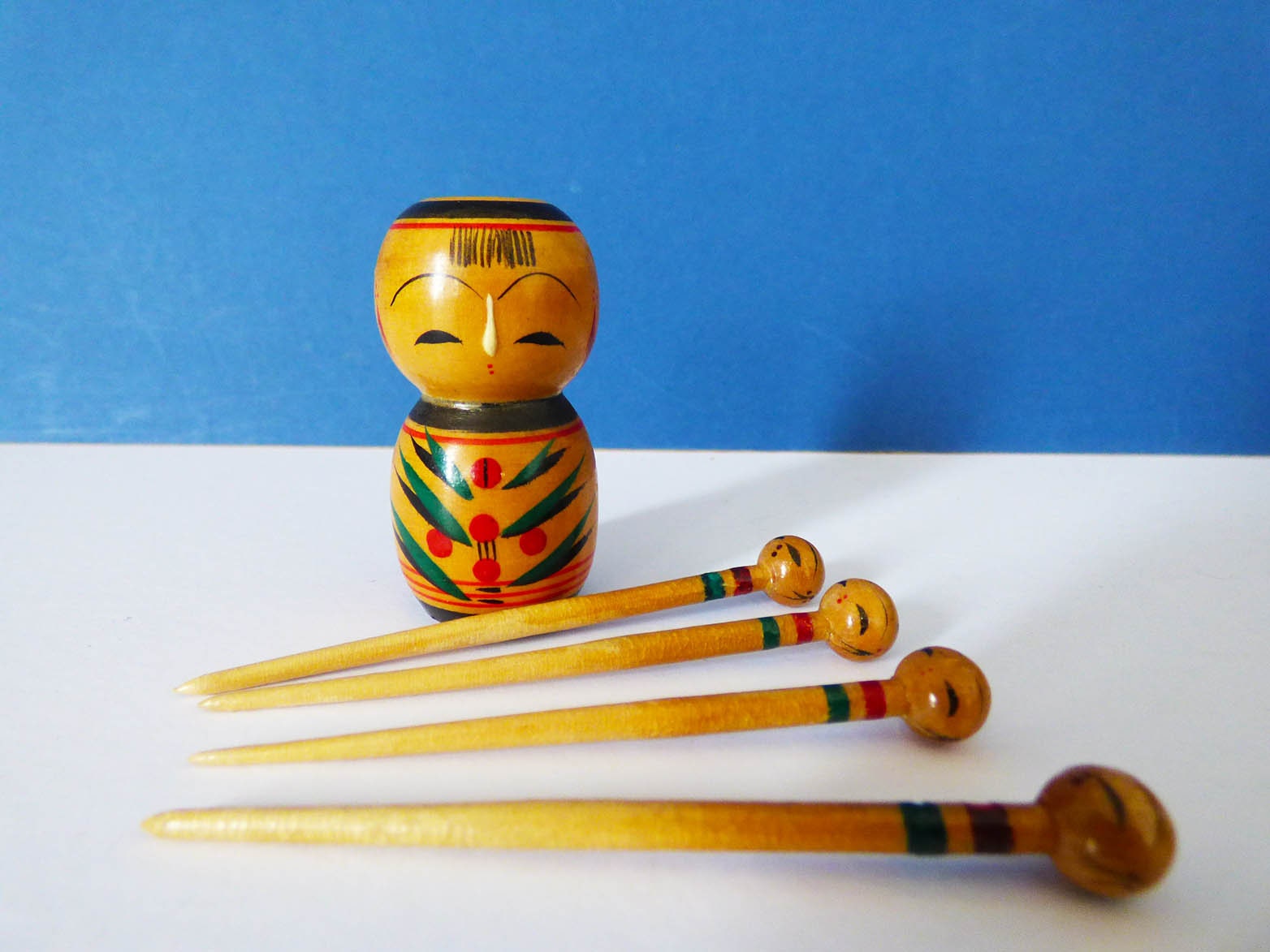 Japanese Kokesh cocktail sticks