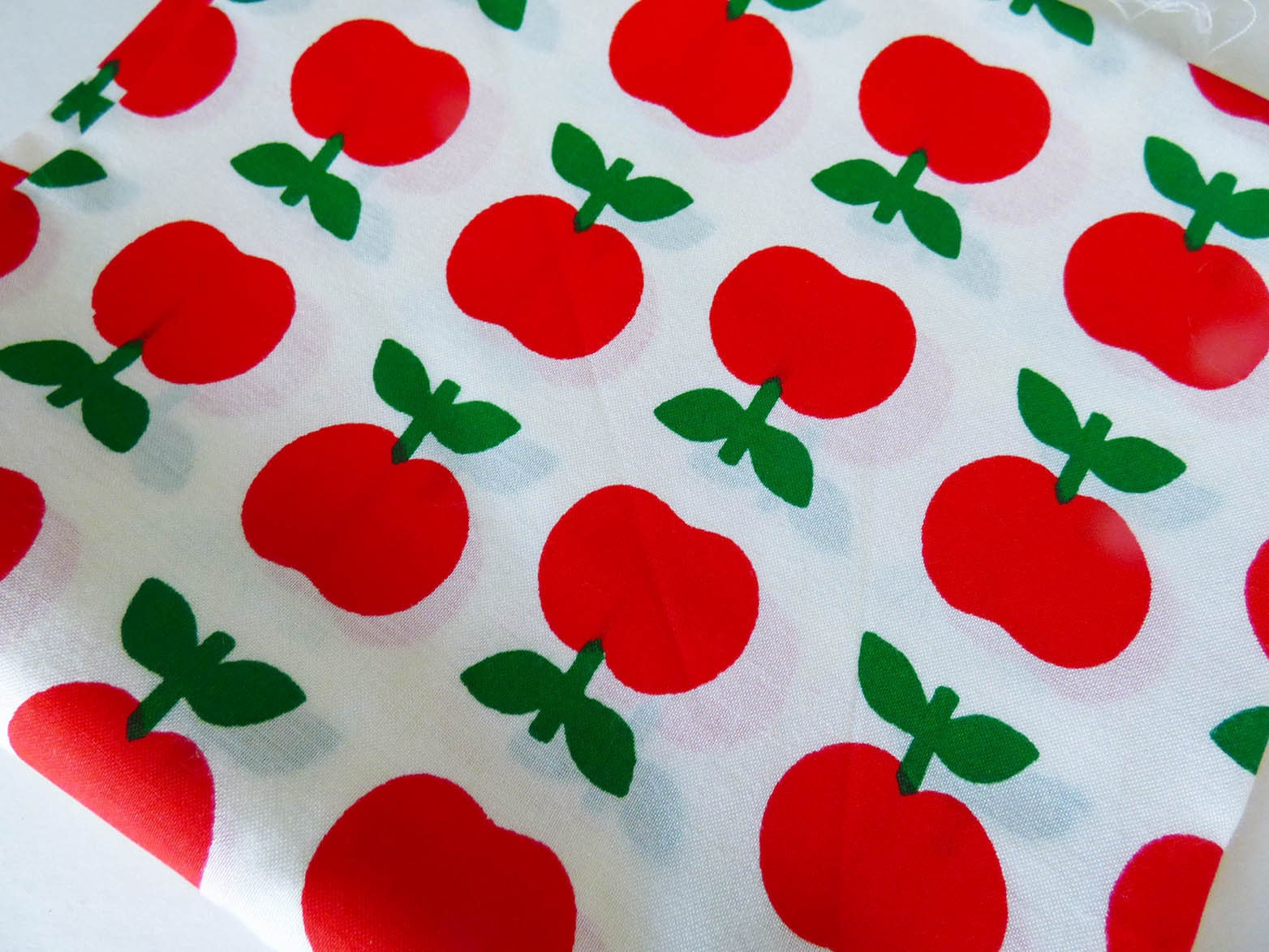 Vintage 1970's apple fabric from Denmark.