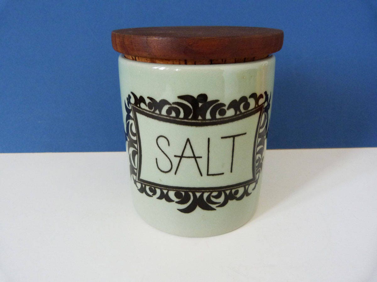 Rorstrand Kulinar Sweden salt storage jar vintage scandinavian