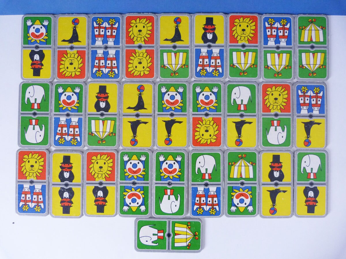 Vintage Dick Bruna Circus Domino's