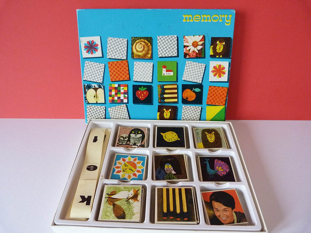 Reserved Original memory game Charles Eames cards 1960's