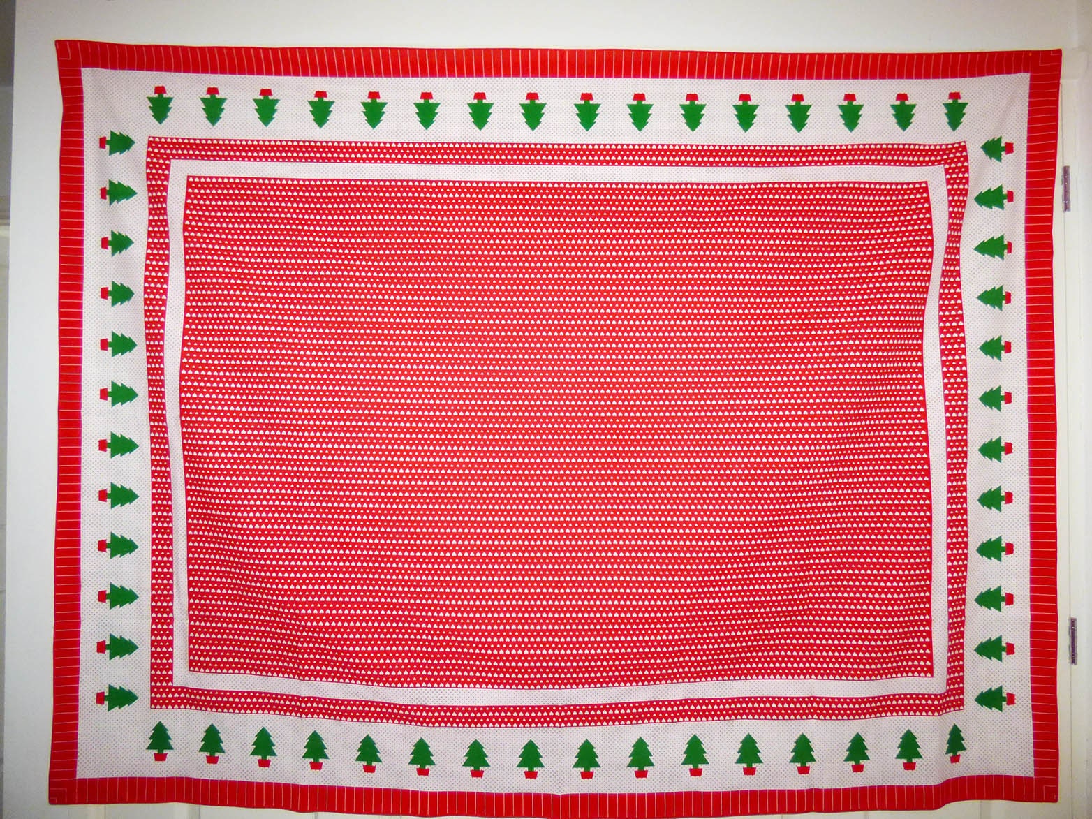 Large Christmas tablecloth