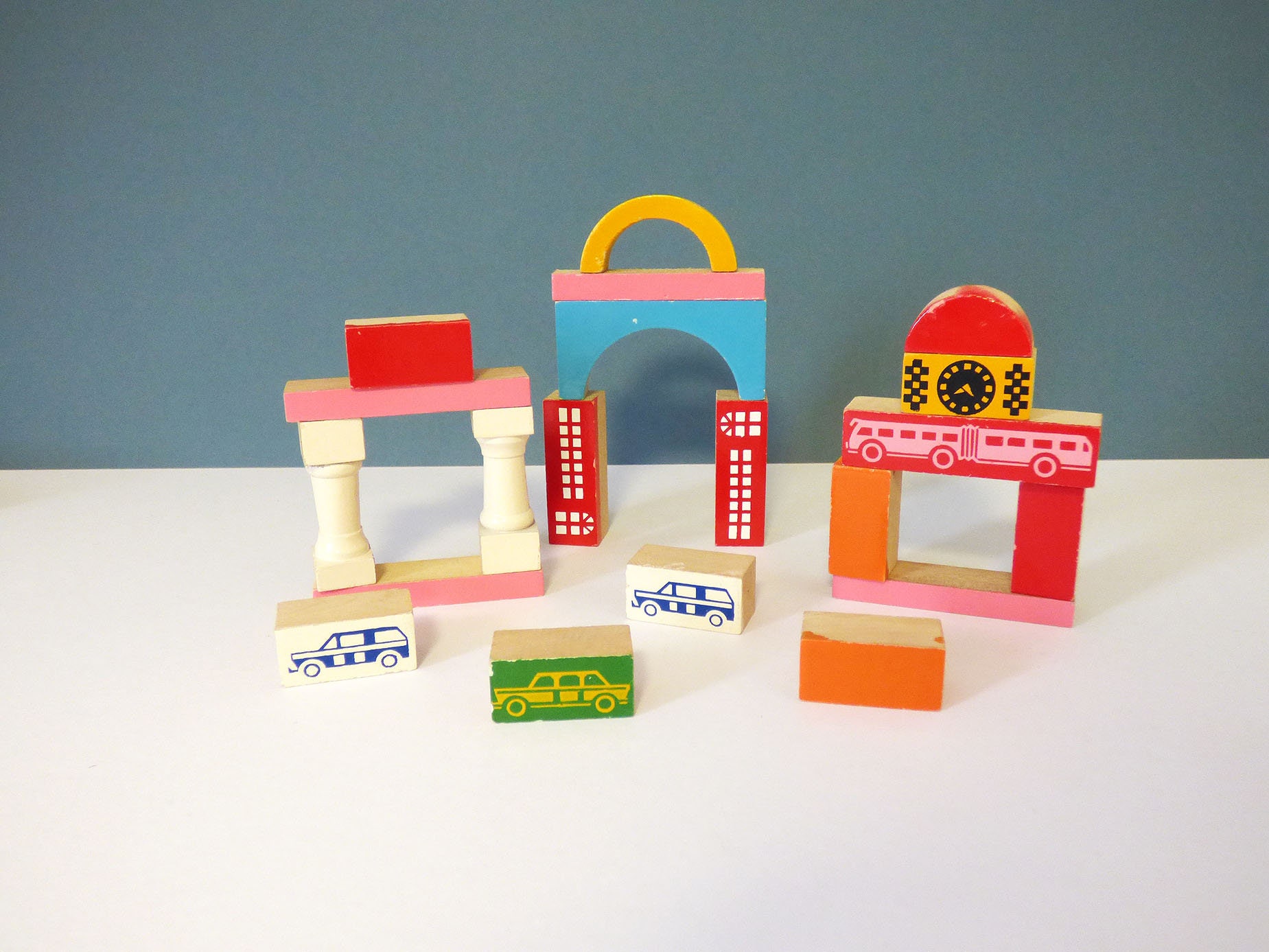 1970's vintage Communication blocks