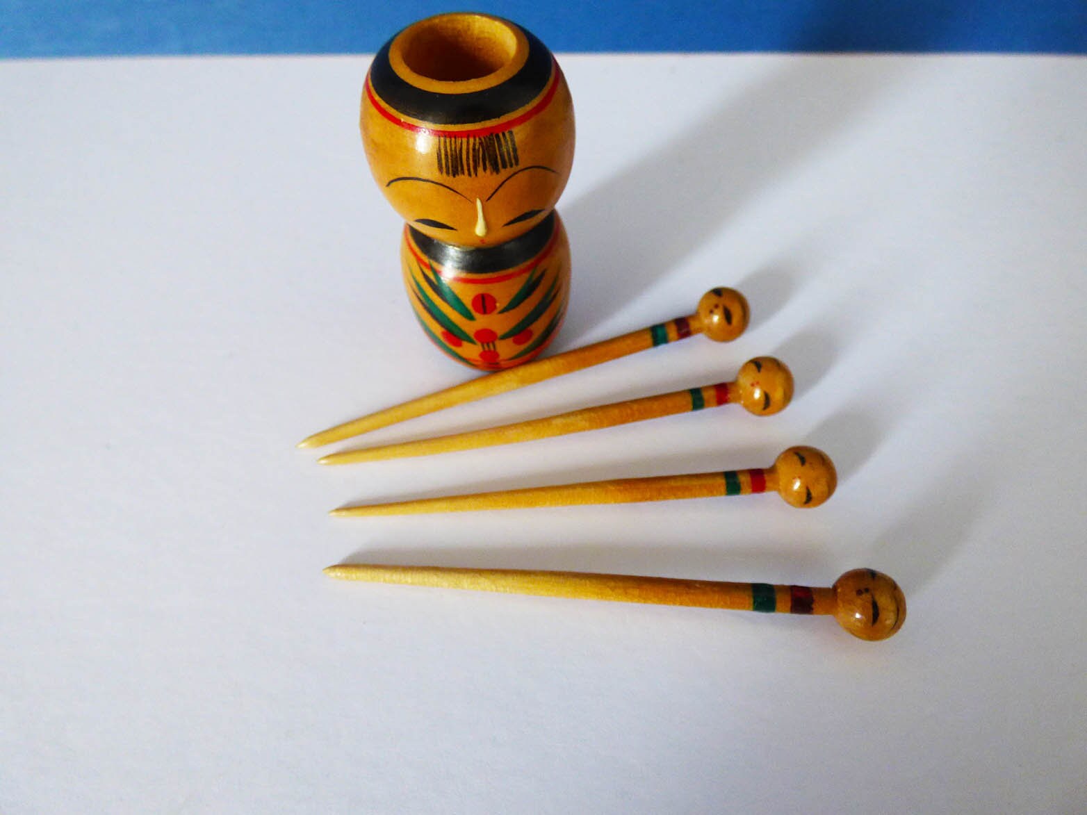 Japanese Kokesh cocktail sticks