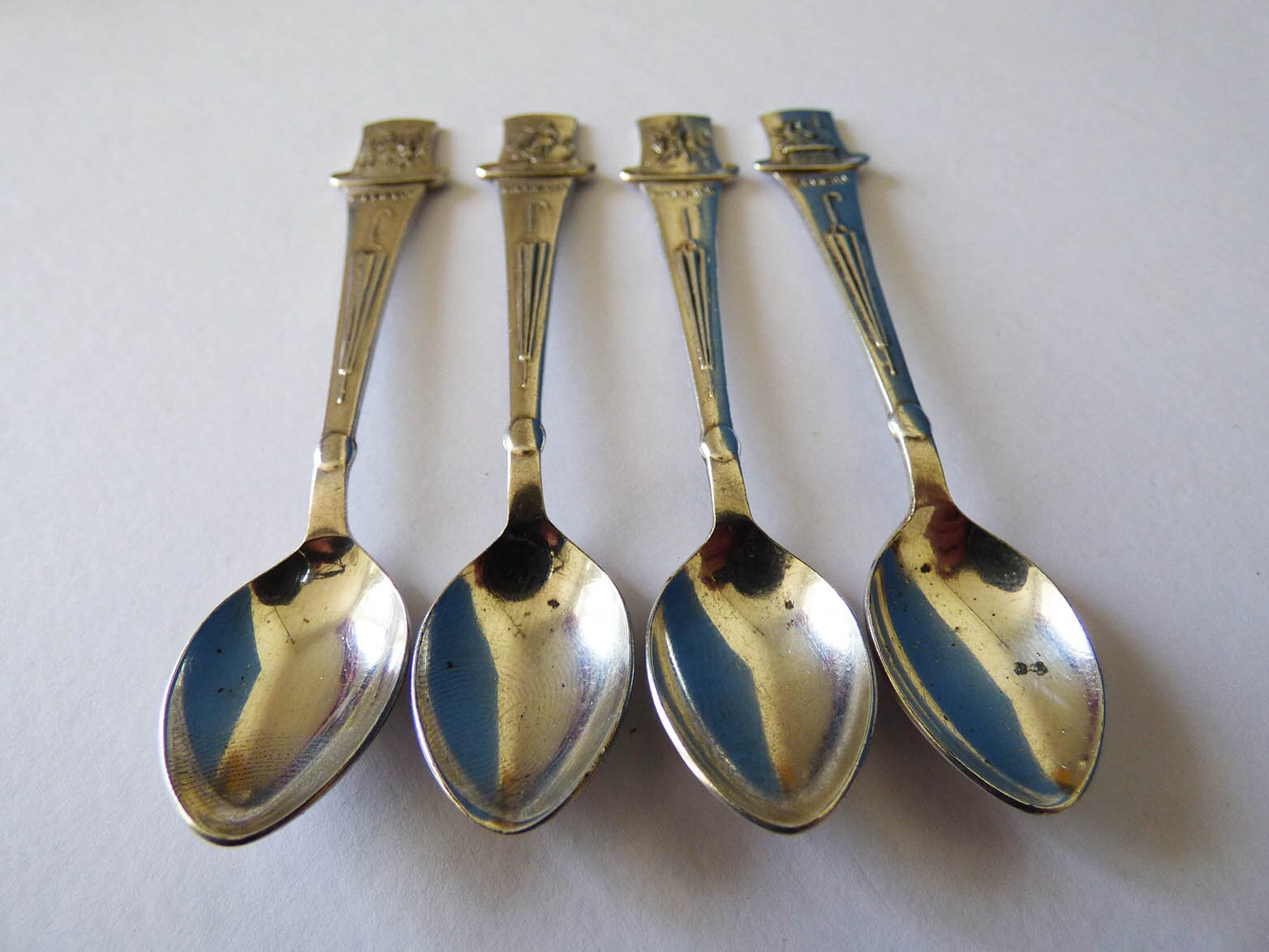 Danish Spoons Hans Chrsitian Andersen Silver plate