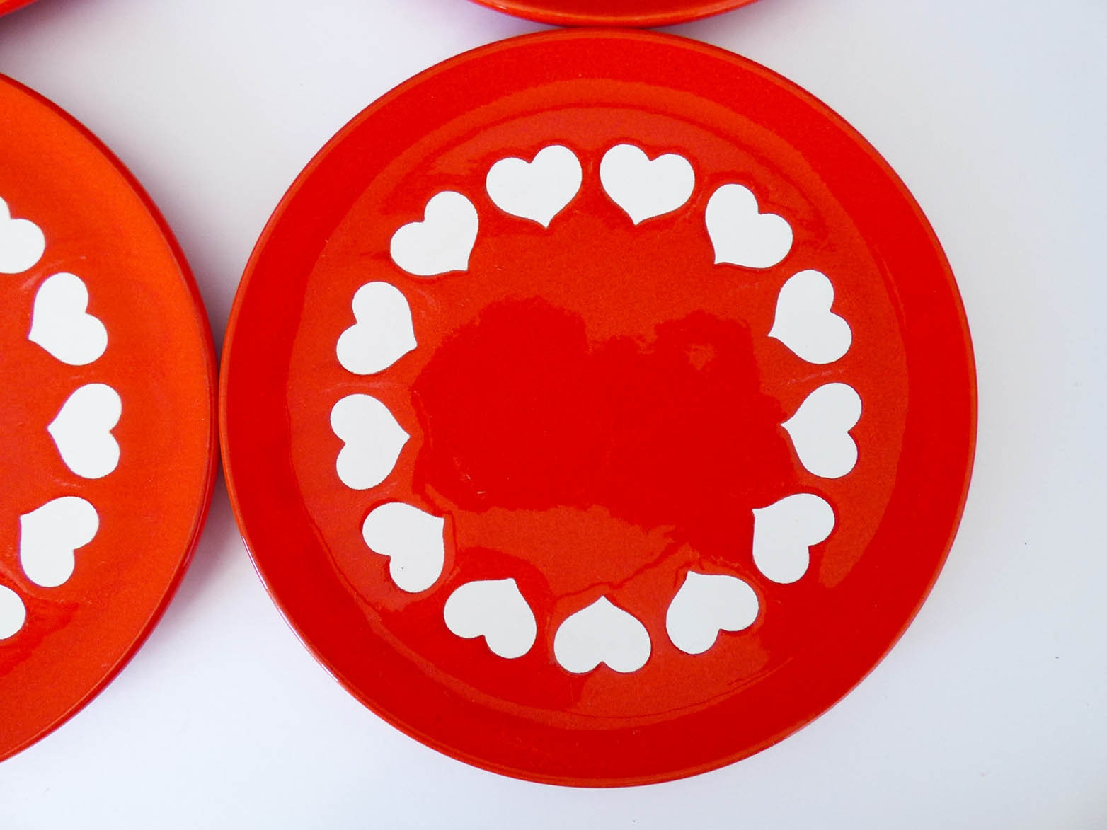Reserved Waechtersbach heart design side plates