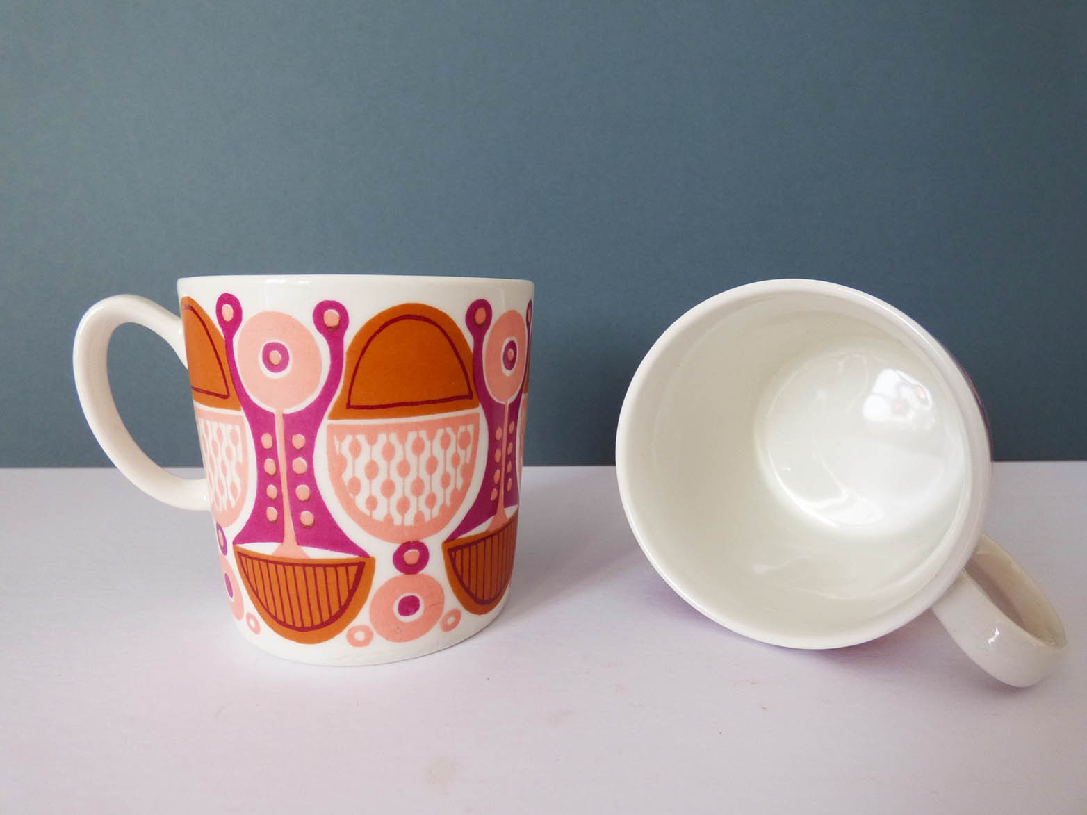 Figgjo Flint 2 x coffee cups Granada design