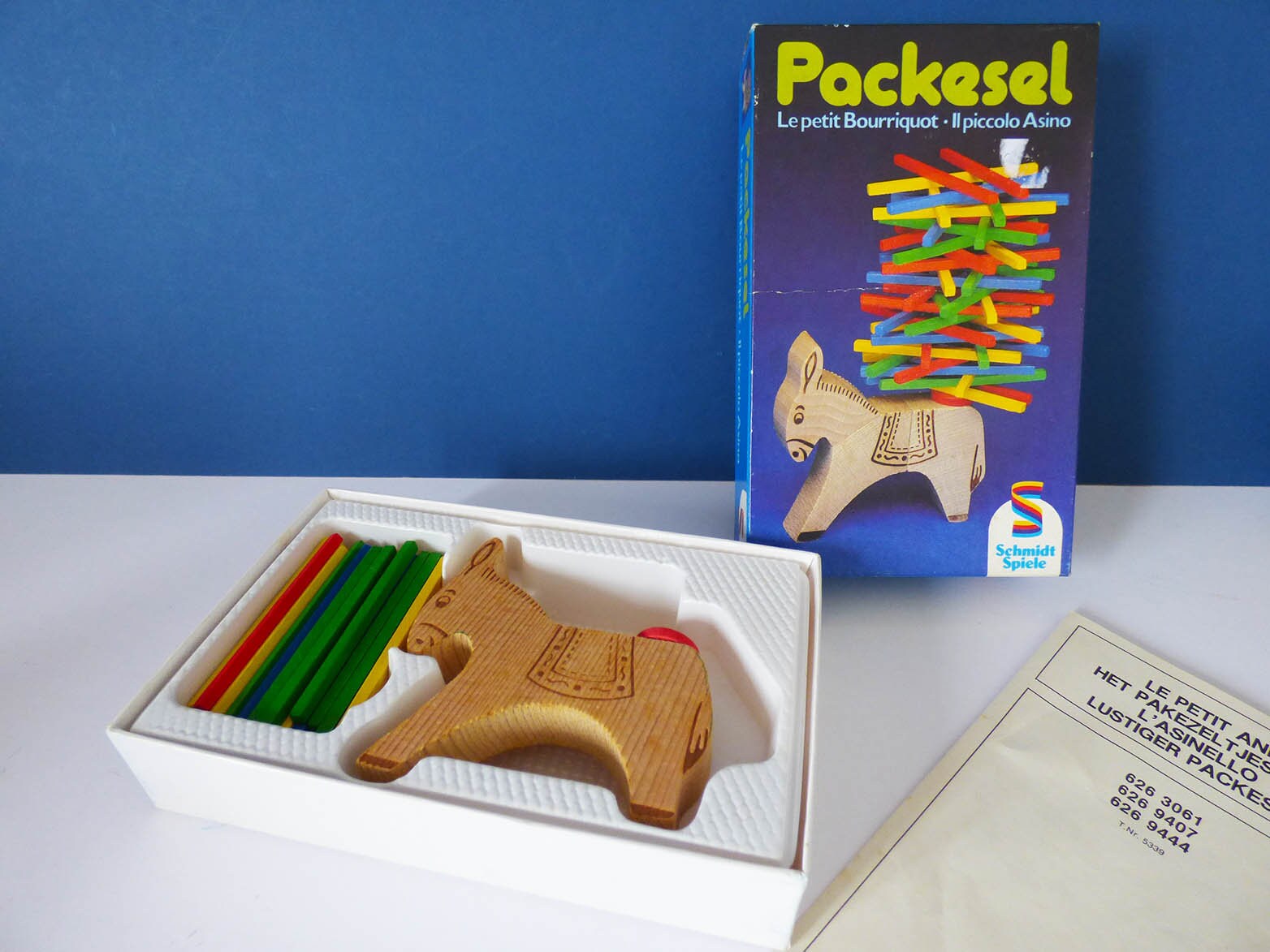 Vintage Packesel Balancing Donkey Game