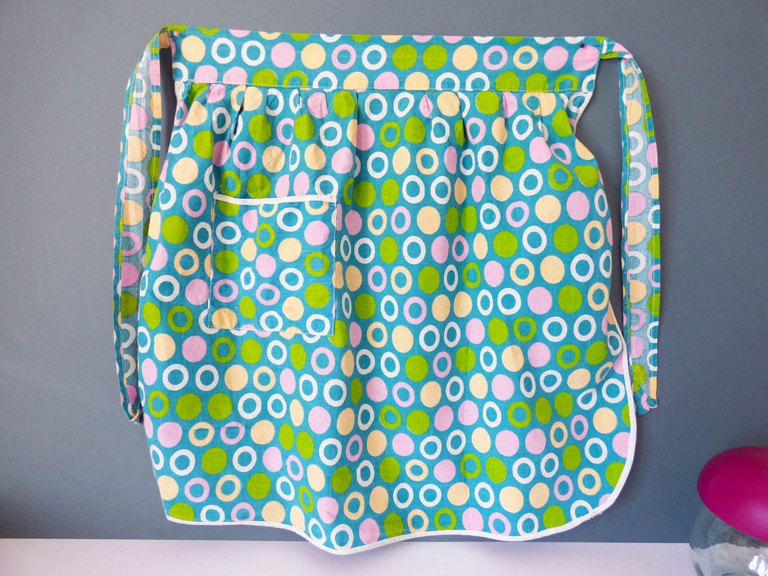 1960s cotton pinny / apron