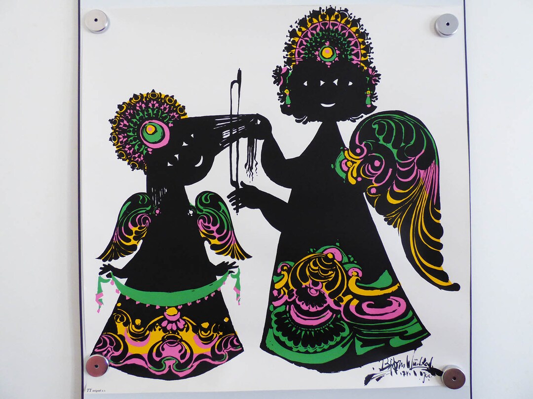 Bjorn Wiinblad Screen Print 1974 Original - Etsy