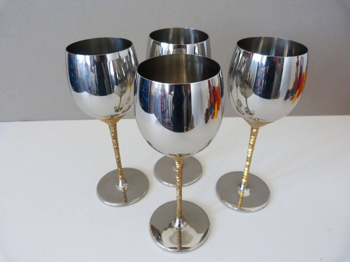 Stuart Devlin wine goblets from the 1970's