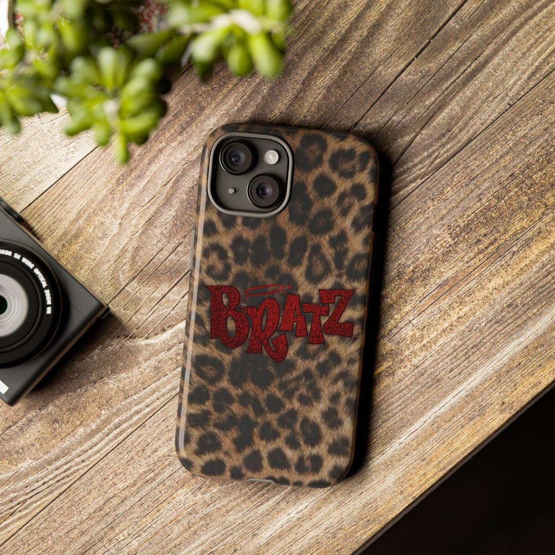 Bratz Leopard Print Phone Case, Trendy Animal Print Cover, Gift for ...