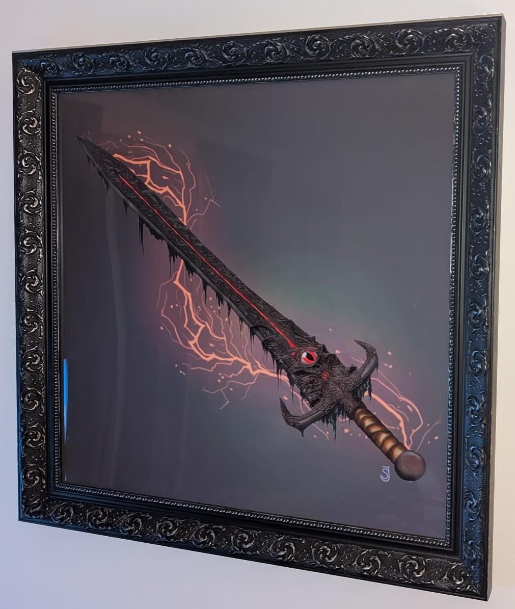 Forgotten Blade - Giclée Art Print - Etsy