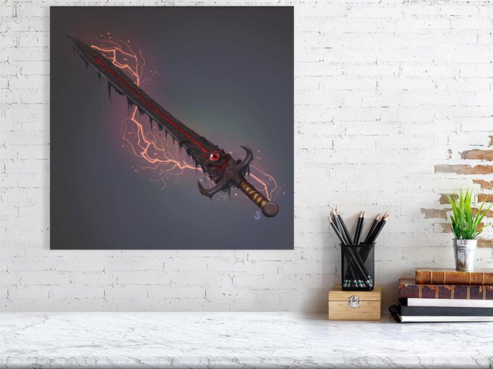 Forgotten Blade - Giclée Art Print - Etsy