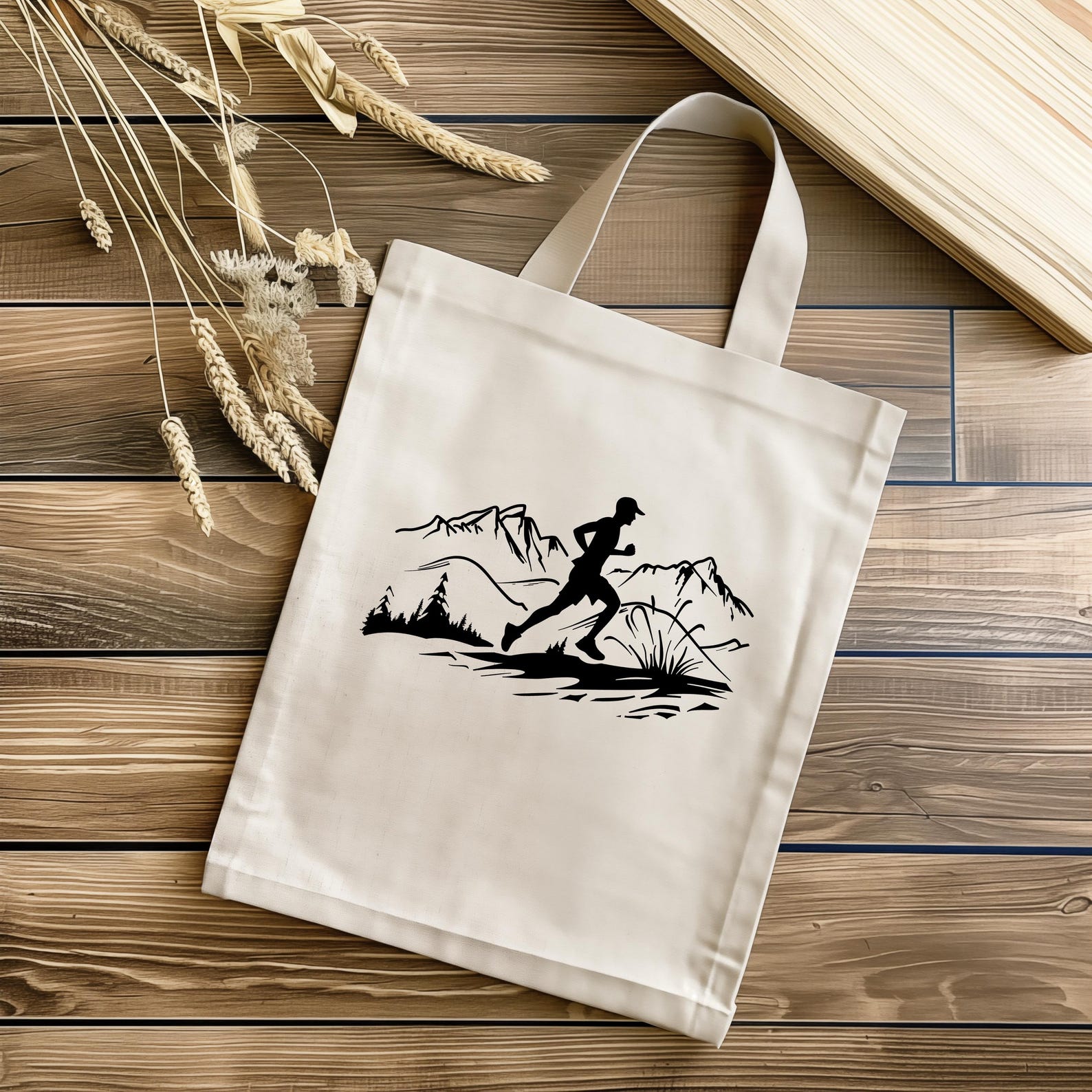 Male Trail Runner Clipart Mountain Run for Small Commercial Use Digital ...