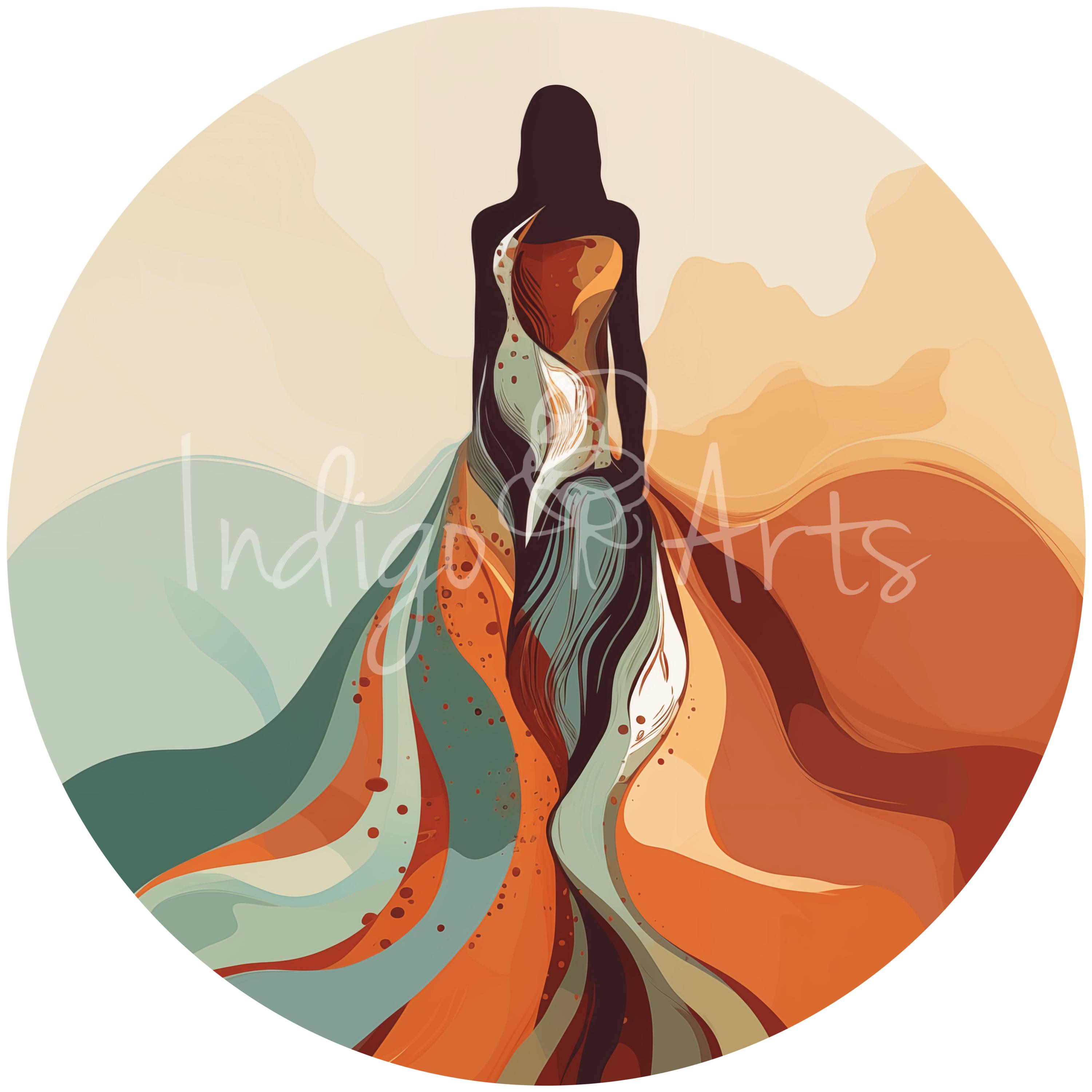 Woman Silhouette PNG Digital Download Mod Woman Beautiful Female ...