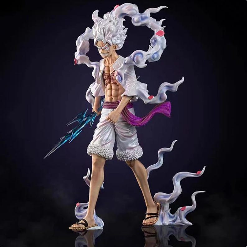 One Piece Monkey D. Luffy Gear 5 Action Figure PVC 23cm Anime ...