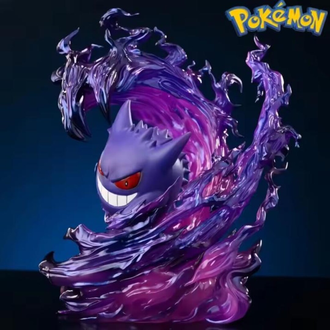18cm Pokemon Gengar Ghost Figure PVC Collectible Kawaii Anime Statue ...