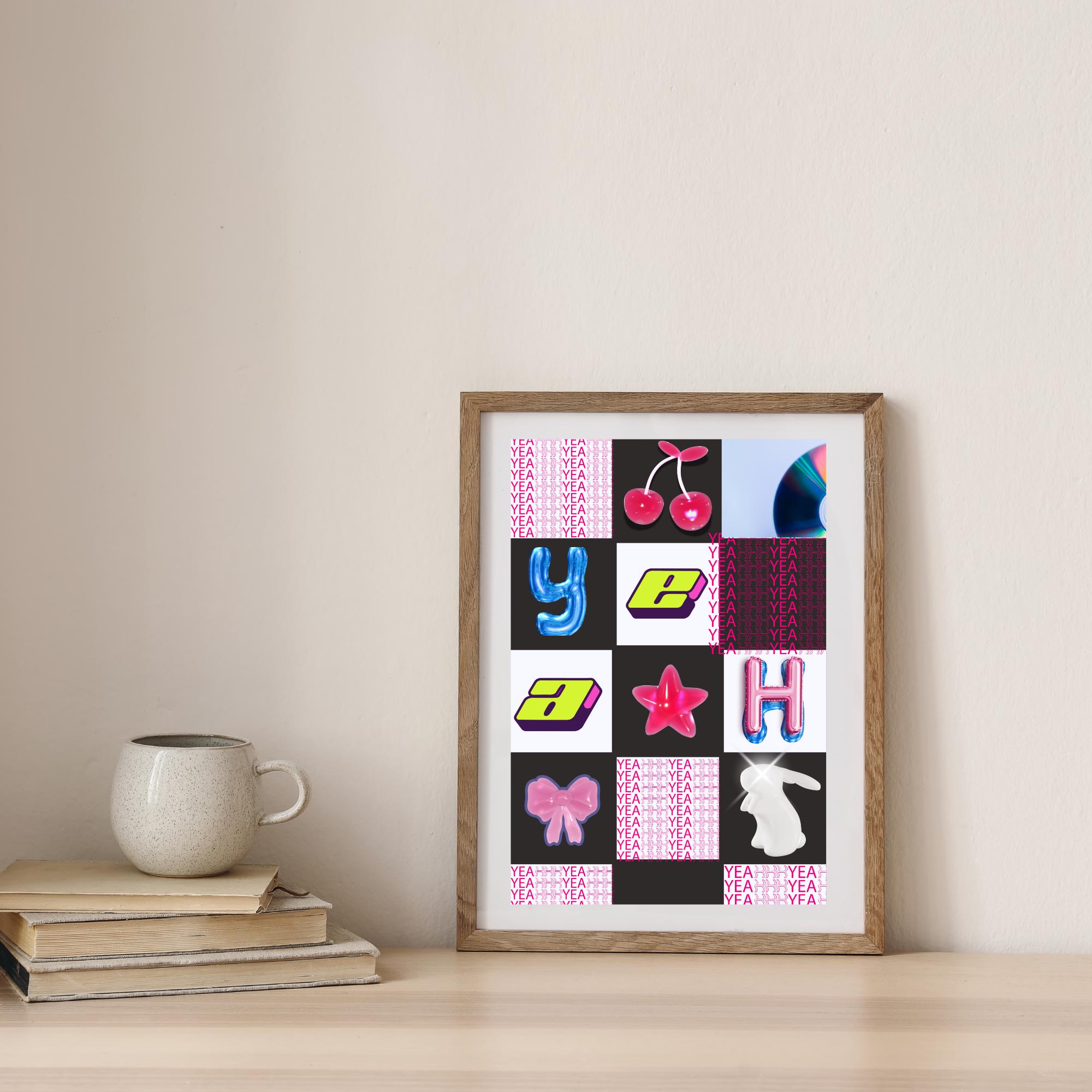 Y2K Poster – Retro 2000s Style, Genz Wall Art (digital Download) - Etsy