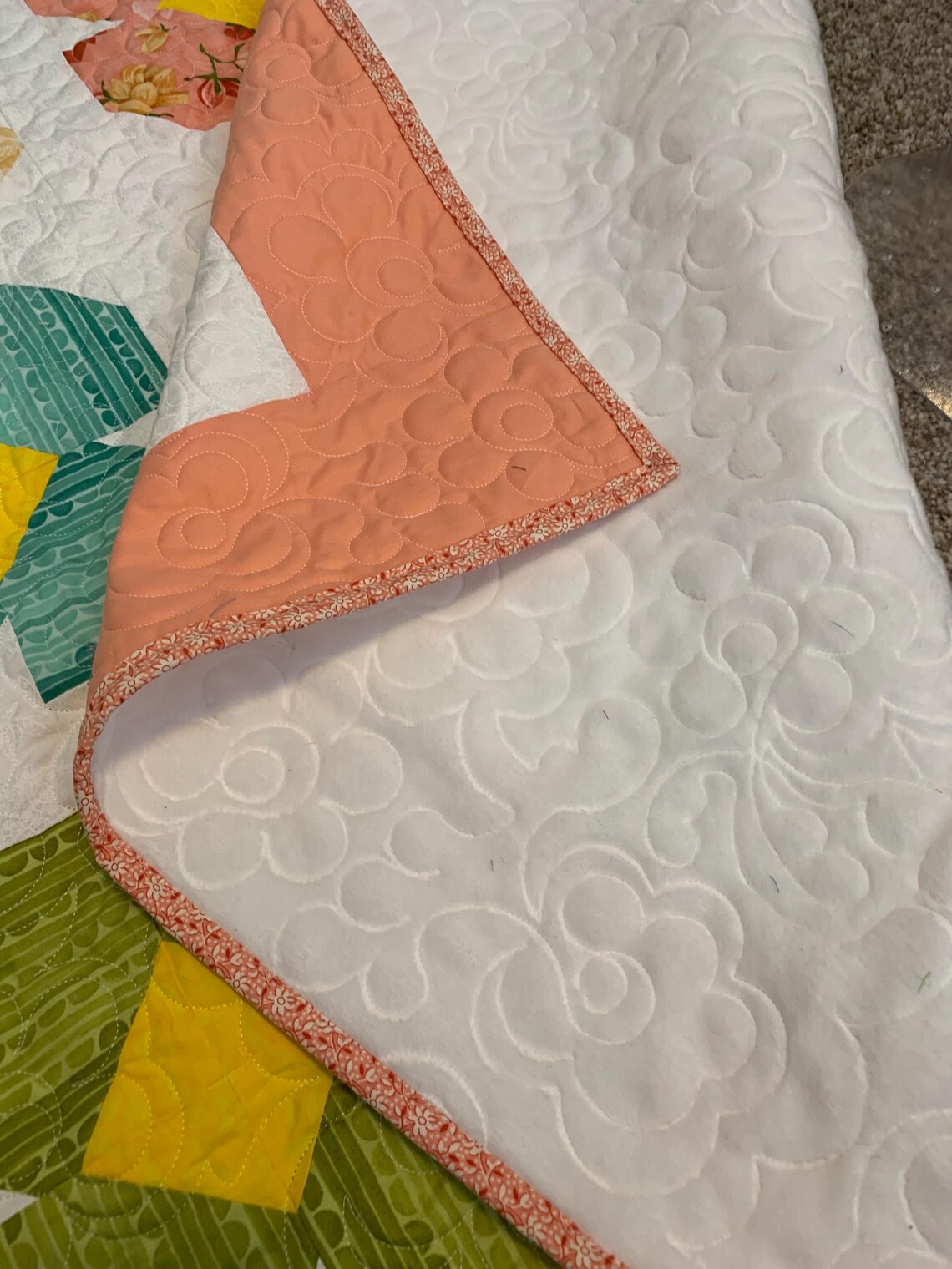 Daisy Flower Quilt 66x76 - Etsy