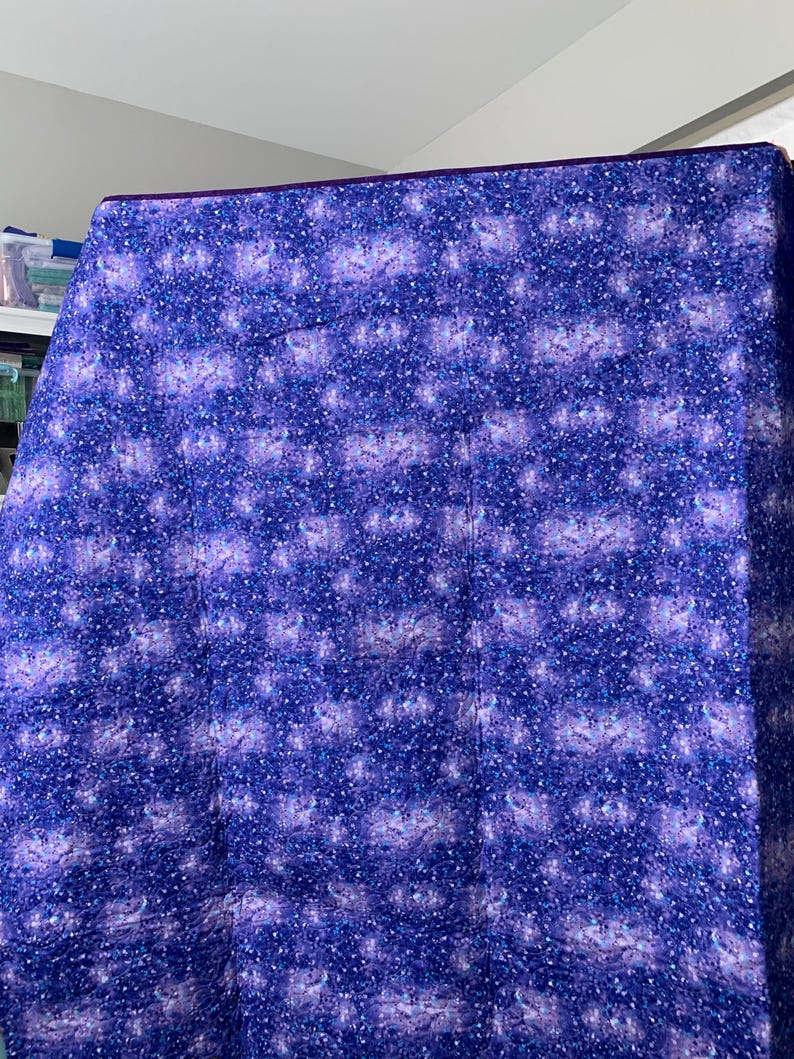 Purple Flower Box Quilt 62x66 - Etsy