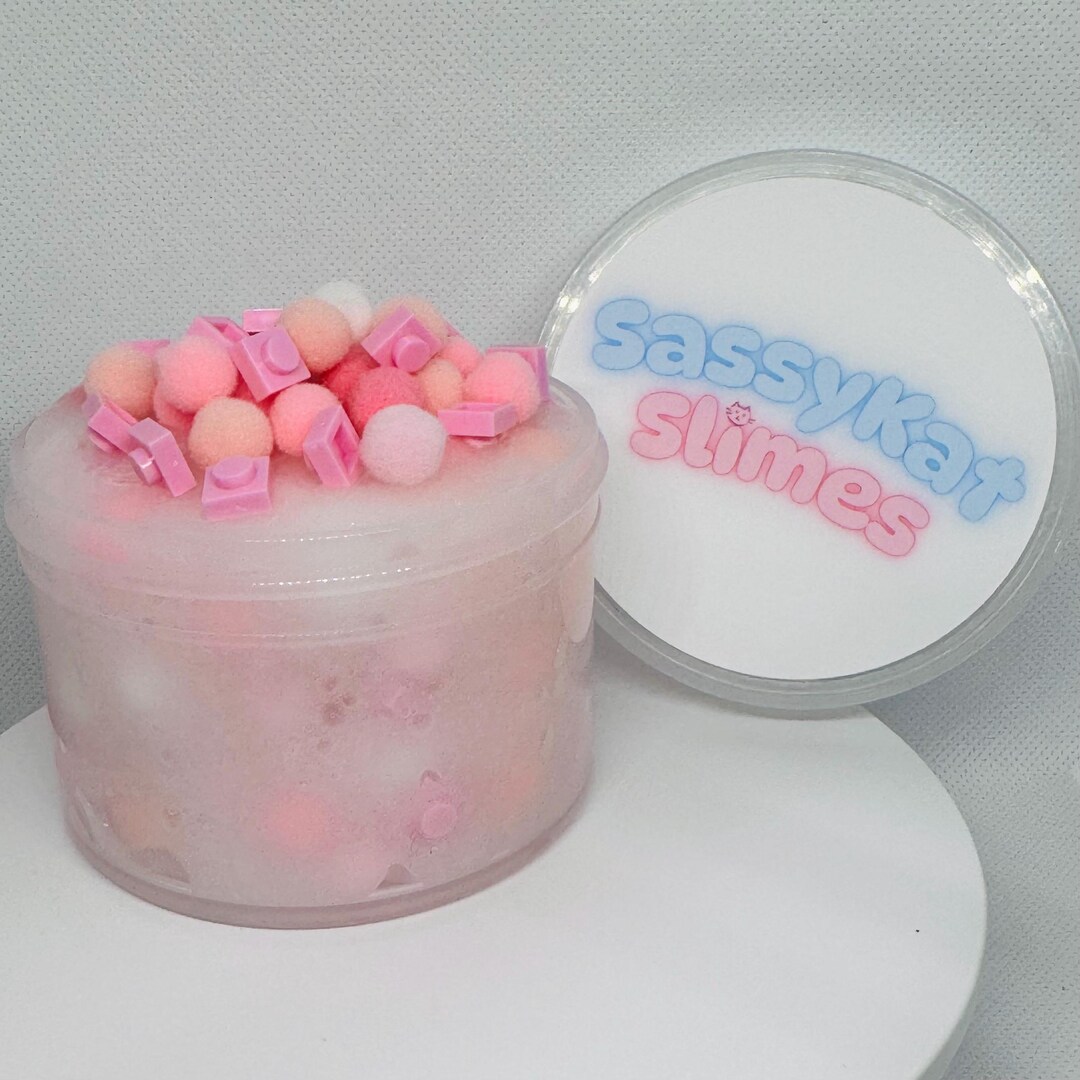 Jiggly Puff Slime milky Clear - Etsy