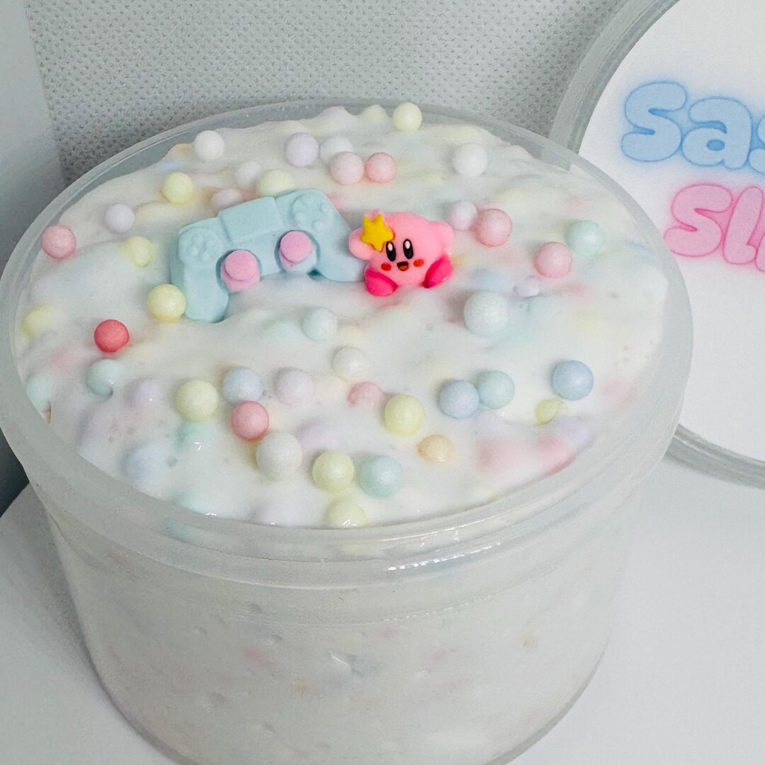 Kirb Stomp Slime (micro Floam) - Etsy