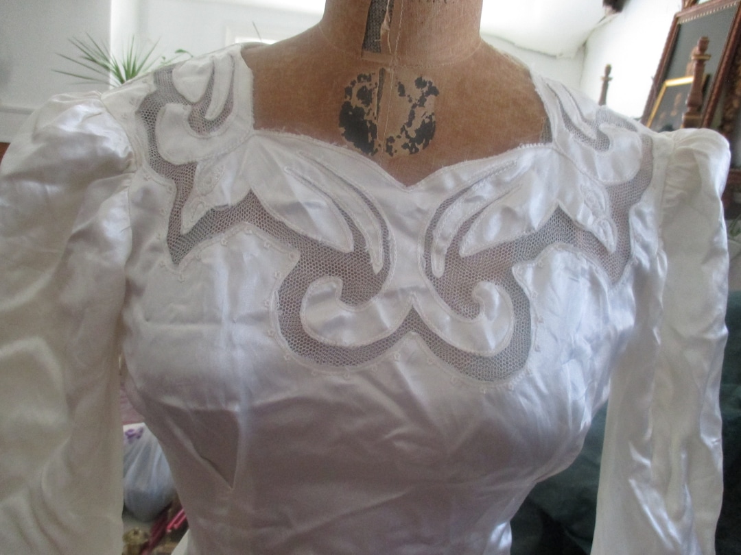 PRICE DROP 1940s Ivory Bridal Gown Bust 35 Waist 26 - Etsy