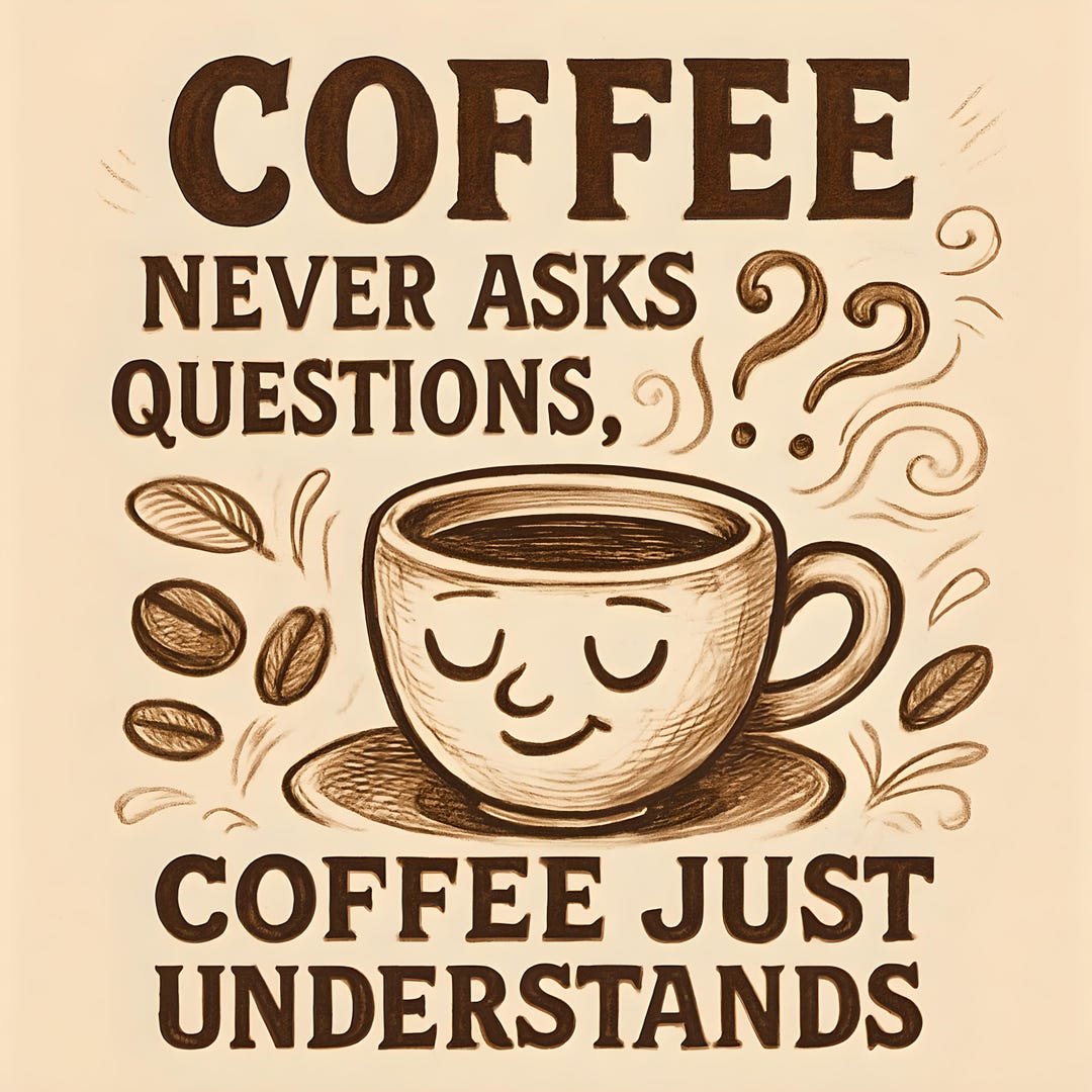 Coffee Understands PNG | Funny Coffee Quote Digital Download ...