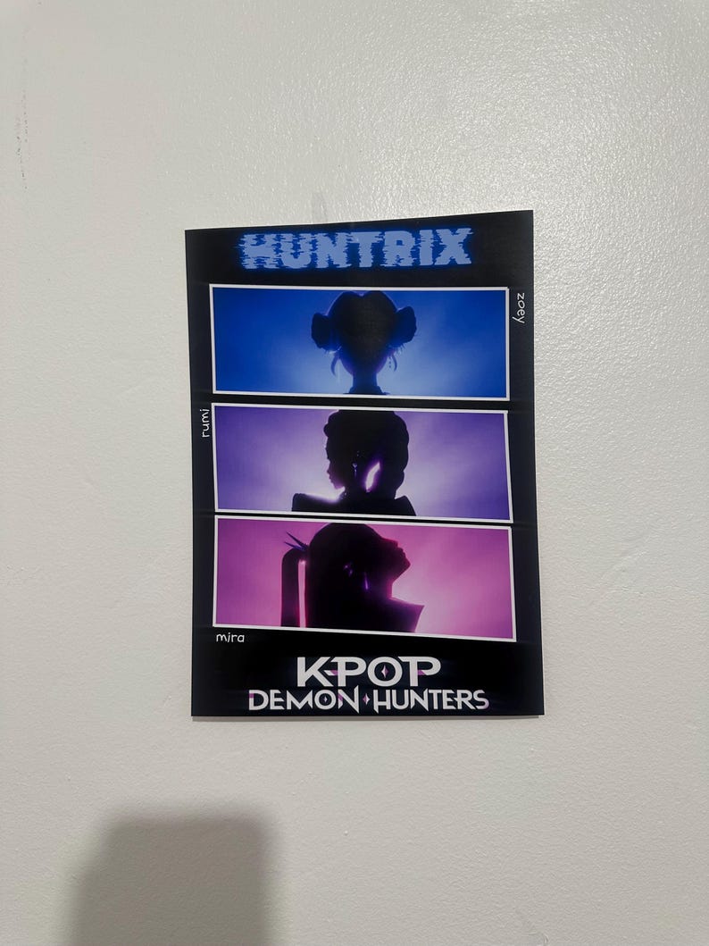 KPOP DEMON HUNTER Poster - Etsy