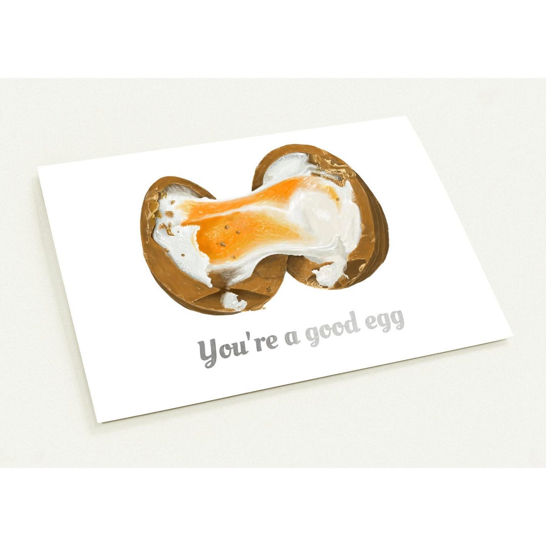 Creme Egg 'you're a Good Egg' Greetings Card / Easter Card - Pack of 10 ...