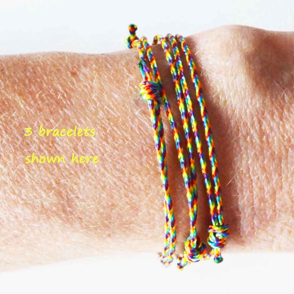 Rainbow Bracelet - Etsy