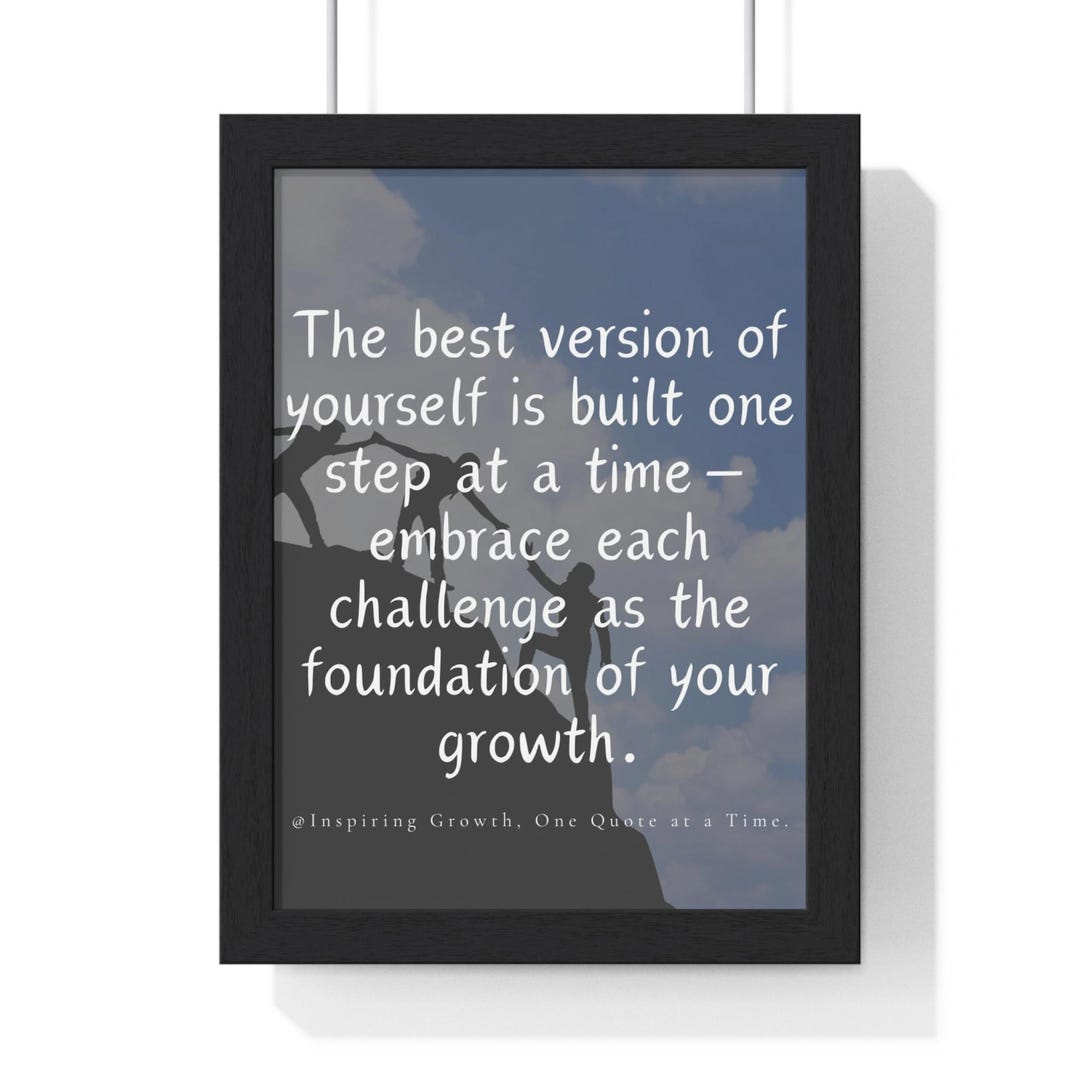 Growth Mindset Wall Art, Motivational Poster, Personal Development ...