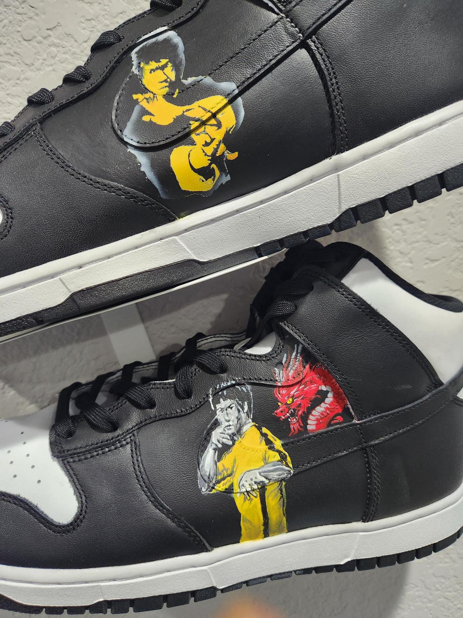 Custom Painted Nike Dunk High - Etsy