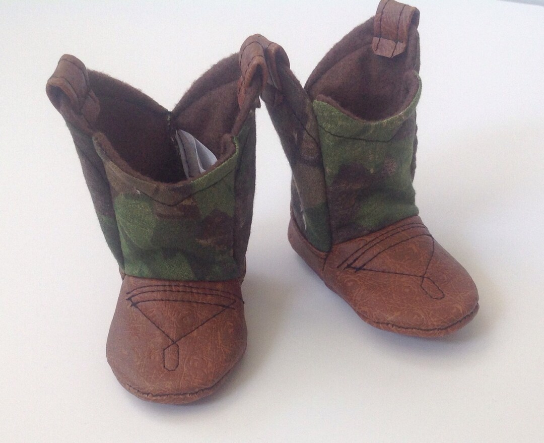 Camo Baby Cowboy Boots | Cowgirl Boots | Hunting Baby | Faux Leather ...